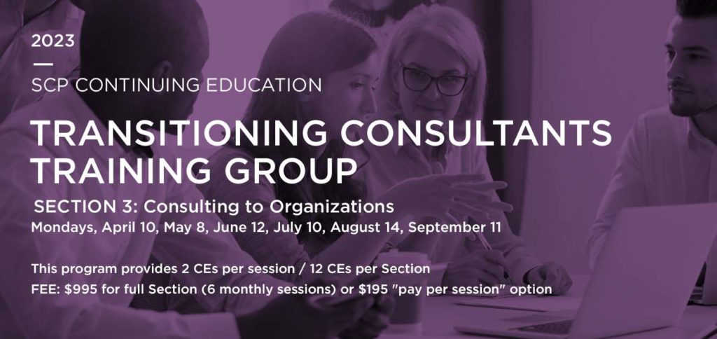 Events & Education - Society of Consulting Psychology
