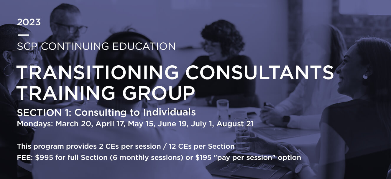 Events & Education - Society of Consulting Psychology